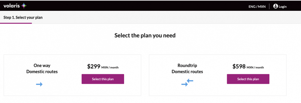 Volaris v.pass subscription service - diggintravel.com